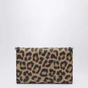 Stella McCartney Falabella Leopard-print Crossbody Wallet Bag