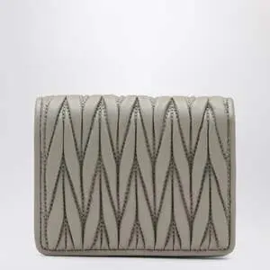 Miu Miu Pumice Matelassé Nappa Leather Wallet