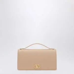 Valentino Garavani Powder Vlogo Signature Chain Wallet - Pink