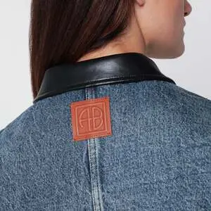 ANINE BING Yuma Jacket In Washed Denim