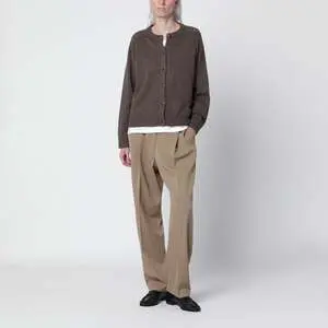 Loulou De Saison Wool & Cashmere Cardigan - Brown