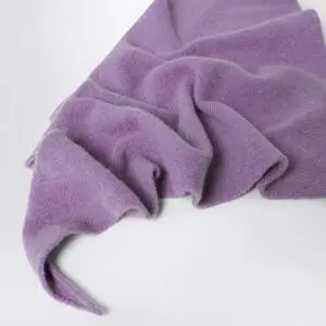 LE BONNET Bandana In Wool And Caregora In Lavender