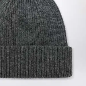 LE BONNET Beanie In Wool And Caregora In Slate