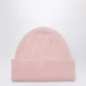 LE BONNET Beanie In Wool And Caregora In Blush