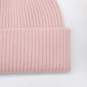 LE BONNET Beanie In Wool And Caregora In Blush