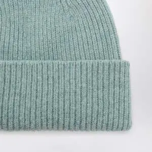 LE BONNET Beanie In Wool And Caregora In Basil