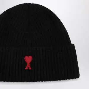 AMI Paris De Coeur Wool Beanie