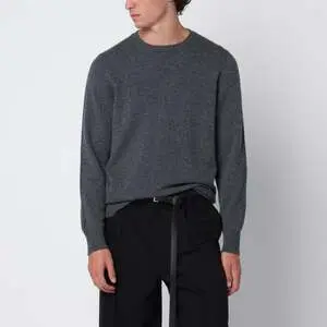 DRUMOHR Crew-neck Sweater In Cashmere - Grey