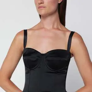 Dolce & Gabbana Satin Bustier Dress
