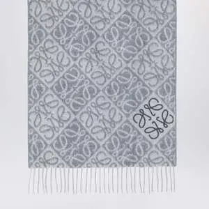 Loewe Anagram Wool And Cashmere Scarf