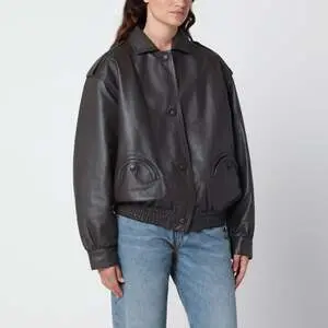 BLAZÉ MILANO Charlie Bomber Jacket In Leather