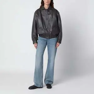BLAZÉ MILANO Charlie Bomber Jacket In Leather