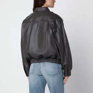 BLAZÉ MILANO Charlie Bomber Jacket In Leather