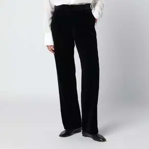 BLAZÉ MILANO Fox Trousers In Cotton - Black