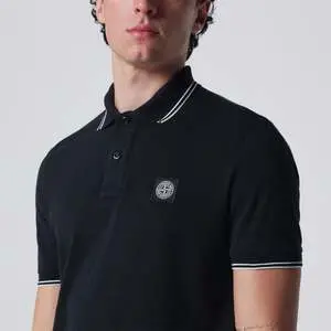 Stone Island Polo Shirt With Compass Patch