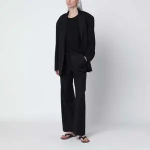 Loulou De Saison Pleated Wide-leg Wool Blend Trousers