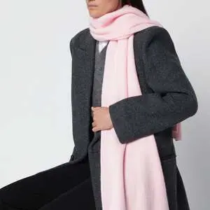 LE BONNET Scarf In Wool And Caregora In Blush