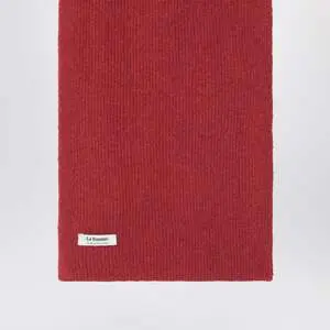LE BONNET Scarf In Wool And Caregora In Terra