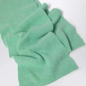 LE BONNET Scarf In Wool And Caregora In Jade