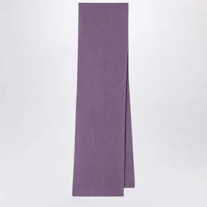 LE BONNET Scarf In Wool And Caregora In Lavender - Purple