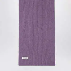 LE BONNET Scarf In Wool And Caregora In Lavender
