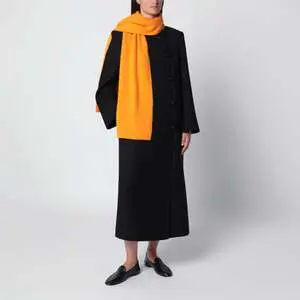 LE BONNET Scarf In Wool And Caregora In Peel