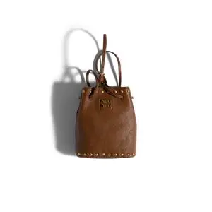 Miu Miu Studded Leather Pouch