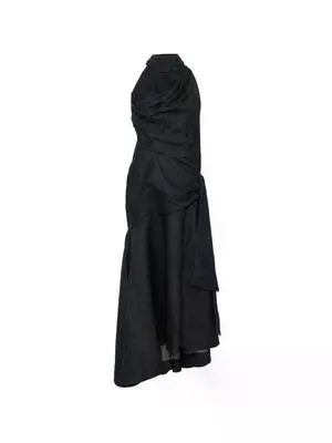 Zimmermann Halterneck Draped-detail Maxi Dress