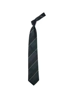 Junya Watanabe Striped Jacquard-knit Tie