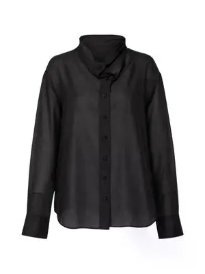 CLUB21 COLLECTION Reese Sheer Button-up Blouse