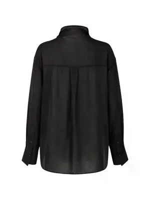 CLUB21 COLLECTION Reese Sheer Button-up Blouse