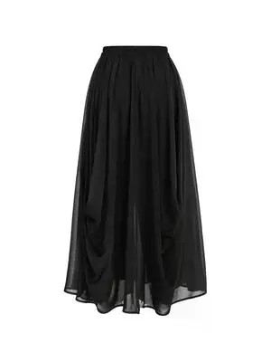 LA HAINE INSIDE US Draped Maxi Skirt