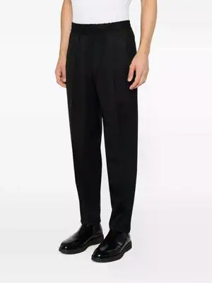 Zegna Pleated Trousers With Elasticated Waistband