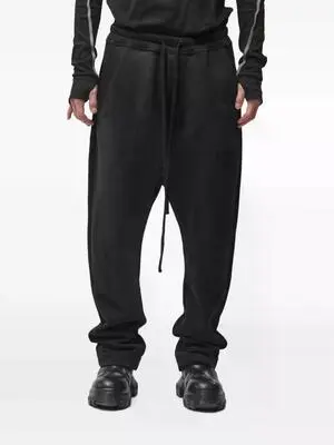 THOM KROM Drawstring Dropped-crotch Trousers - Black