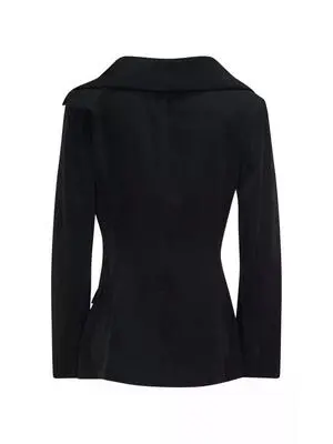 Yohji Yamamoto Asymmetric Notched-lapel Jacket