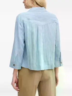 MOS MOSH Pinstripe Pocket Shirt