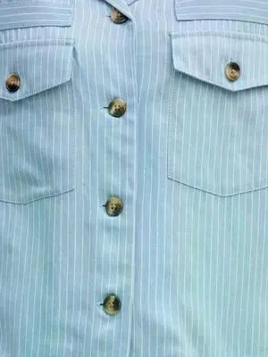 MOS MOSH Pinstripe Pocket Shirt