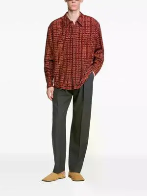 Sandro Shirt With Velvet Flocking