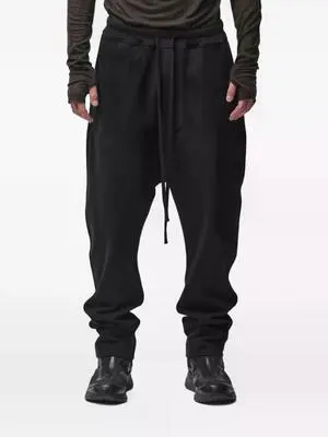 THOM KROM Drawstring Drop-crotch Trousers - Black