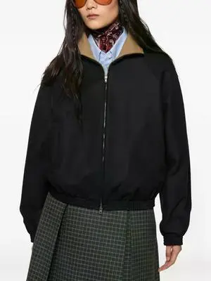 Acne Studios Embroidered-logo Zip-up Jacket