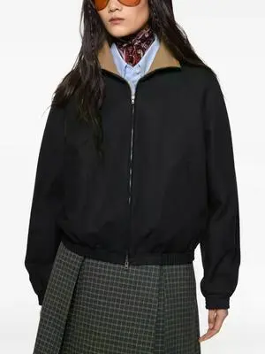 Acne Studios Embroidered Logo Zip-up Jacket