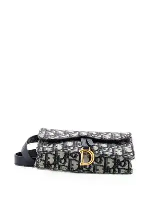 Dior Saddle Rectangular Oblique Canvas Belt Bag