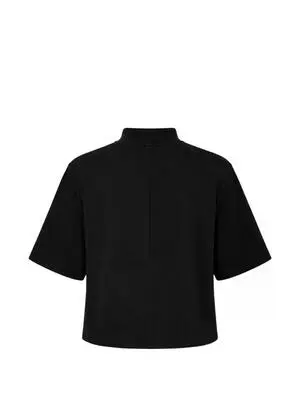 CLUB21 COLLECTION Irene Mock-neck Cropped Sweater