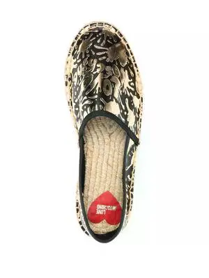 Moschino All-over Logo Espadrilles