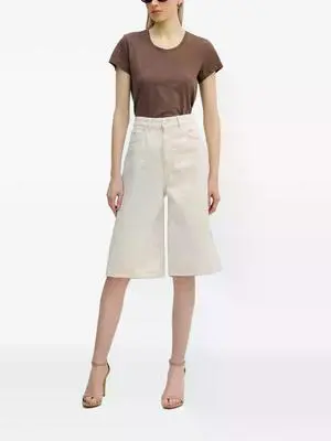 MOS MOSH Safina Cotton T-shirt With Stud Embellishment