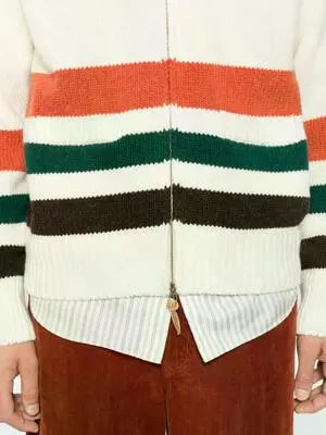SEBAGO Dyer Bay Striped Zip-up Cardigan