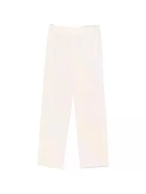 Issey Miyake Cropped Pleated Trousers