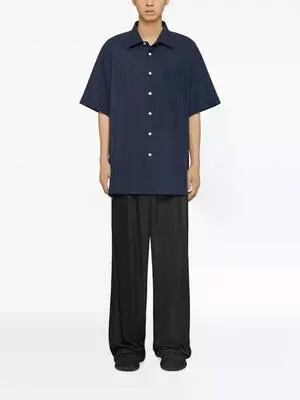 Givenchy Striped Short-sleeve Shirt
