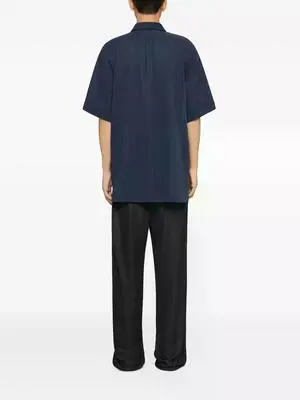 Givenchy Striped Short-sleeve Shirt