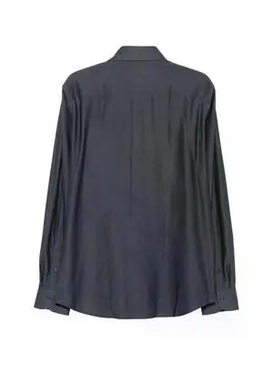 PROFUOMO Spread-collar Button-down Shirt